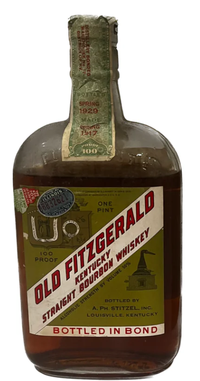 [BUY] Old Fitzgerald 1917-1929 Pre Prohibition Bourbon Whiskey at ...