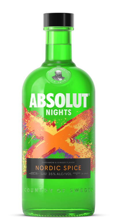 [BUY] Absolut Nights | Nordic Space | Cardamom & Ginger Flavored Vodka ...
