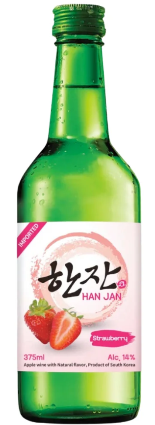 [BUY] HanJan Strawberry Soju | 375ML at CaskCartel.com