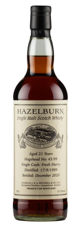 [BUY] Hazelburn 21 Year Old 1999 Private Sherry Cask #43 Single Malt ...