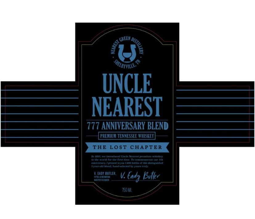 [BUY] Uncle Nearest 777 Anniversary Blend The Lost Chapter Tennessee ...