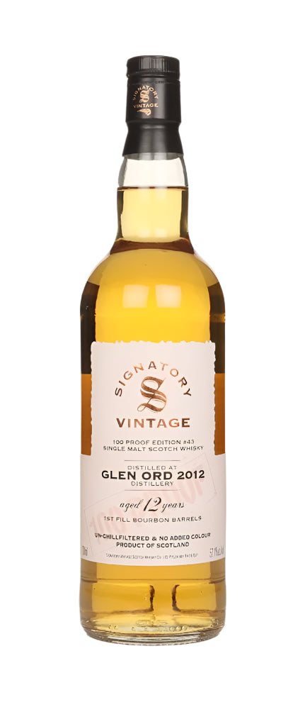 [BUY] Glen Ord 12 Year Old 2012 - 100 Proof Edition #43 (Signatory ...