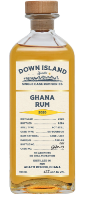[BUY] Down Island Spirits | 2020 | Ghana Rum at CaskCartel.com