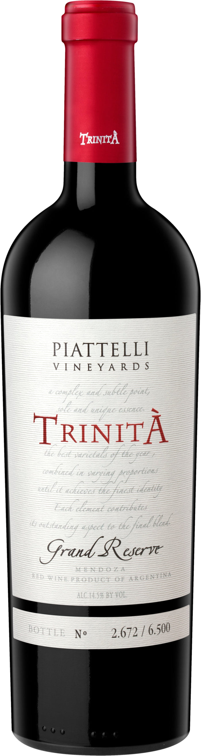 [BUY] Piattelli Vineyards | Grand Reserve Trinita - NV at CaskCartel.com