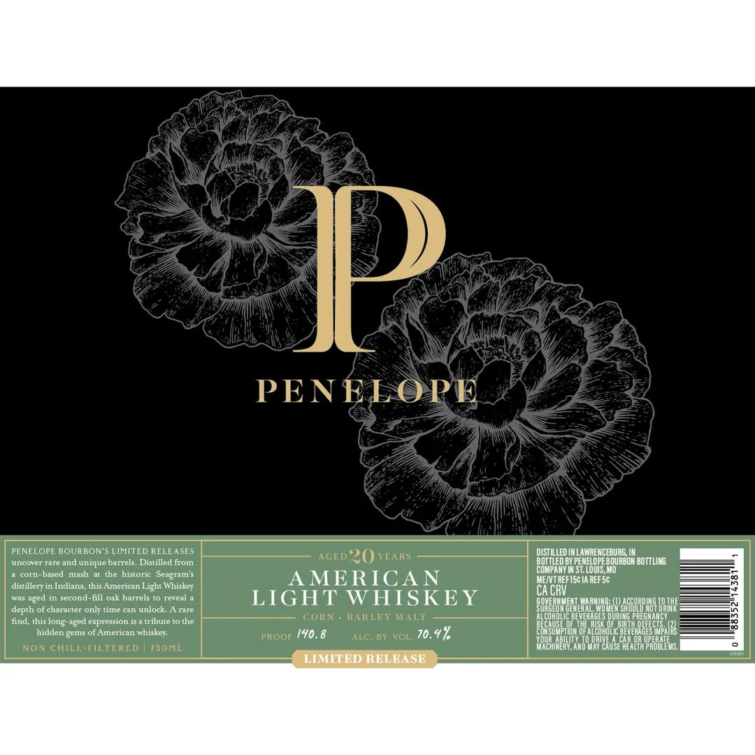 [BUY] Penelope 20 Year Old American Light Whiskey | 2025 Limited ...