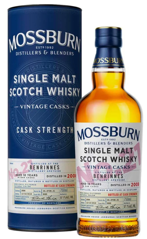 [BUY] Mossburn #21 Benrinnes Distillery Single Malt Scotch Whisky at ...