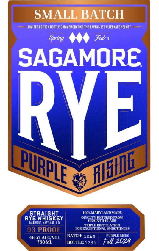 [BUY] Sagamore Baltimore Ravens Purple Rising 2024 Limited Edition ...