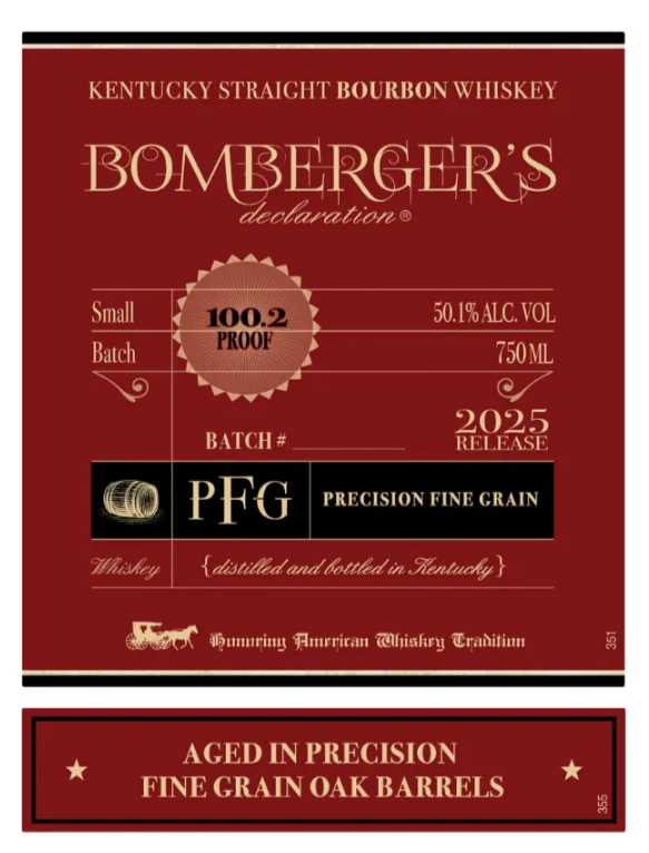 [BUY] Bomberger's Declaration 2025 Release Precision Fine Grain Bourbon ...