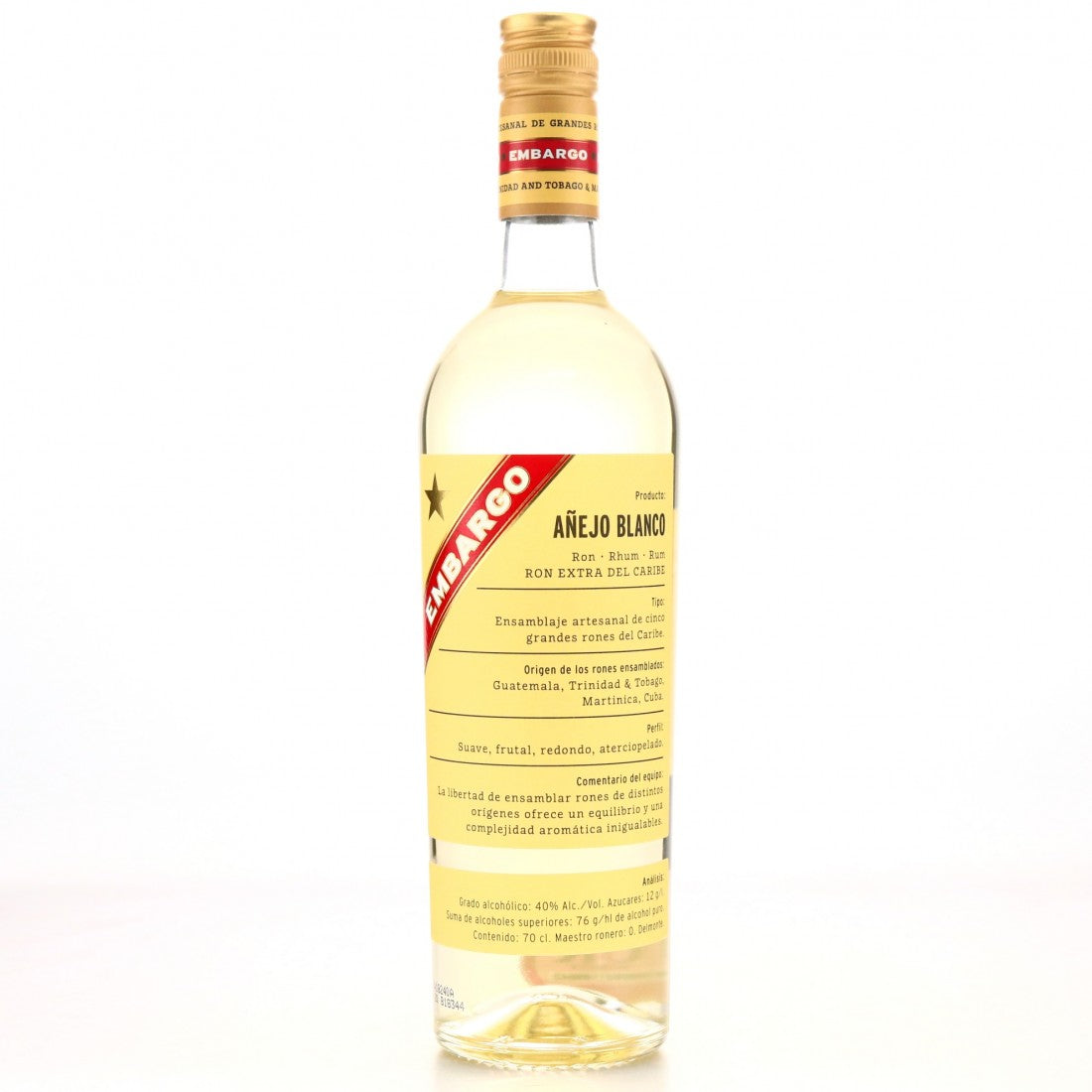 [BUY] Embargo Añejo Blanco Caribbean Rum | 700ML at CaskCartel.com