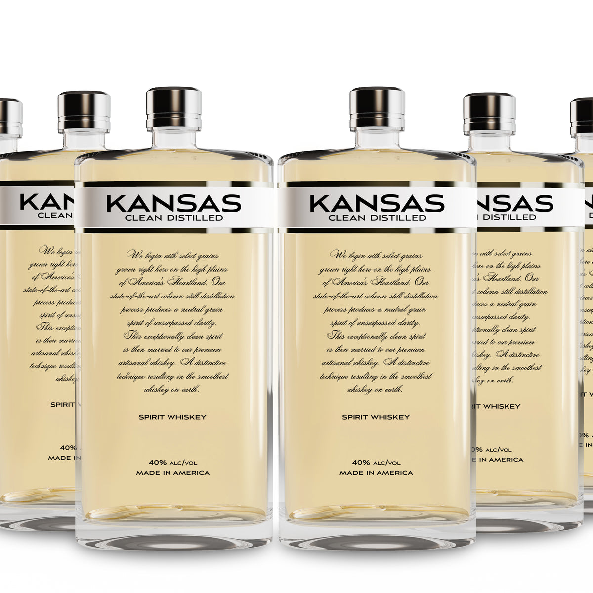 [BUY] Kansas Clean Distilled Whiskey | (6) Bottle Bundle at CaskCartel.com