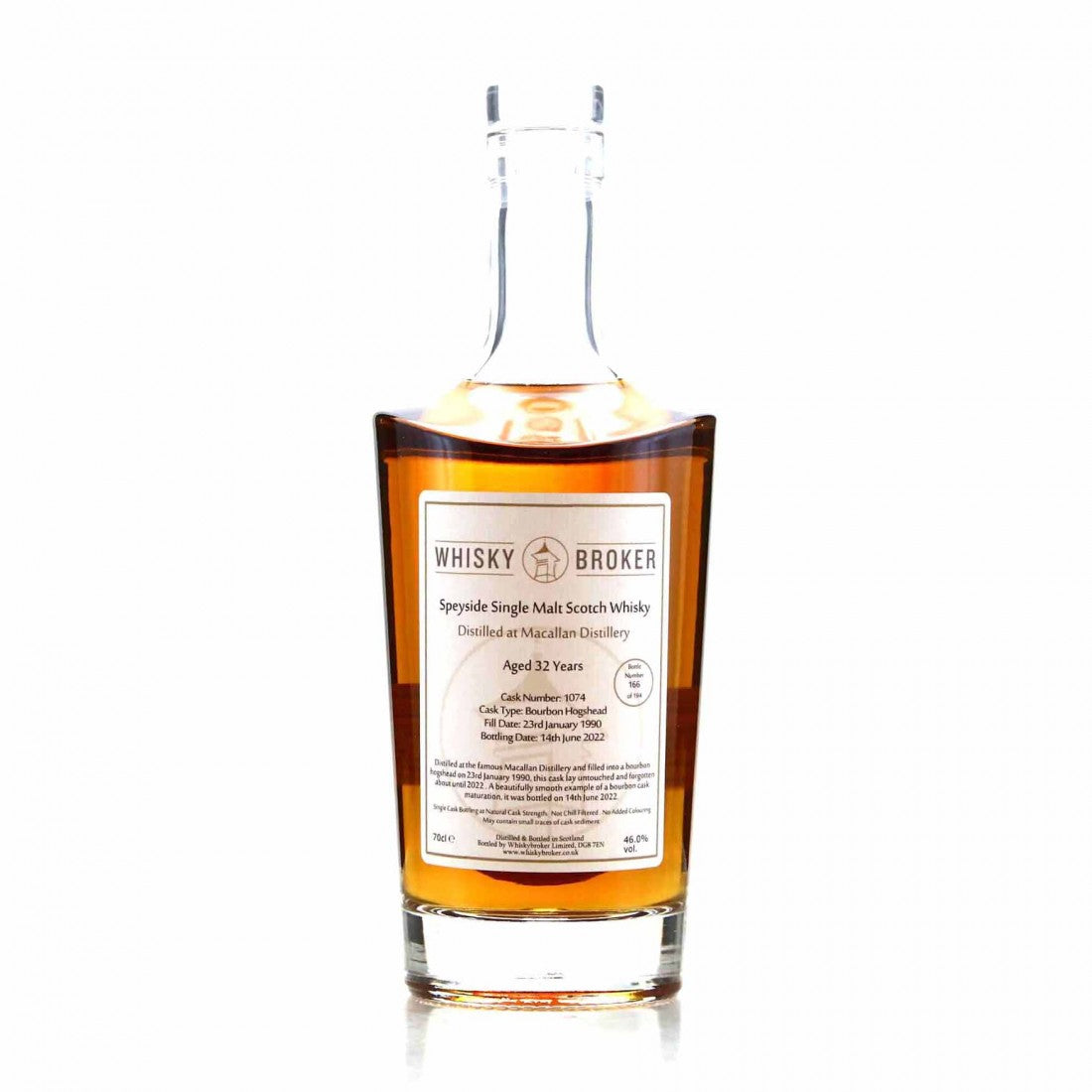 [BUY] Macallan 1990 (Whisky Broker) 32 Year Old Single Malt Scotch ...