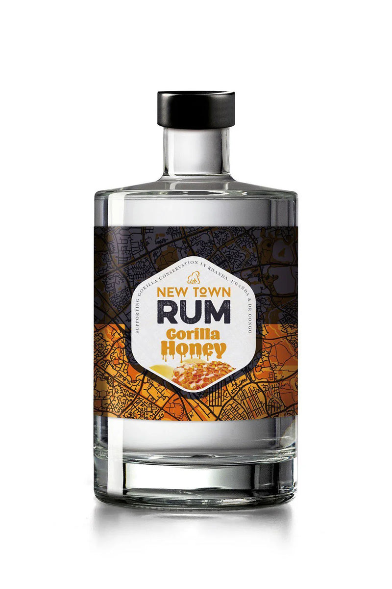 [BUY] New Town Gorilla Honey Rum | 500ML at CaskCartel.com