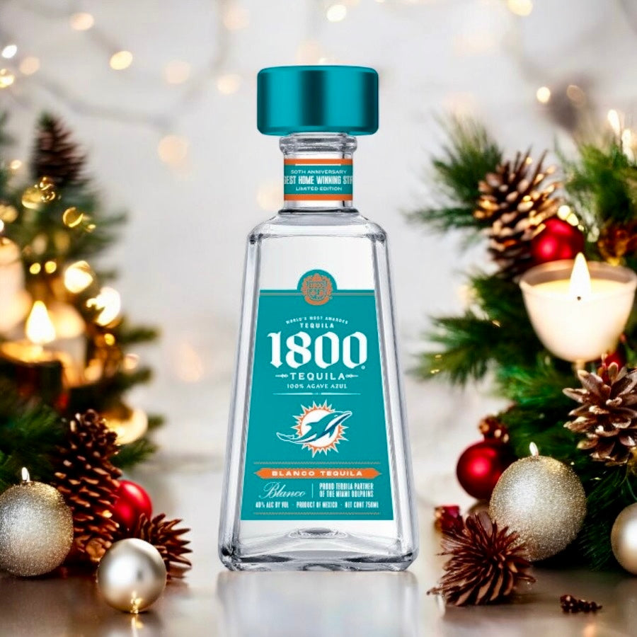 [BUY] 1800® Miami Dolphins Blanco Tequila | Commemorate 2024 Limited ...