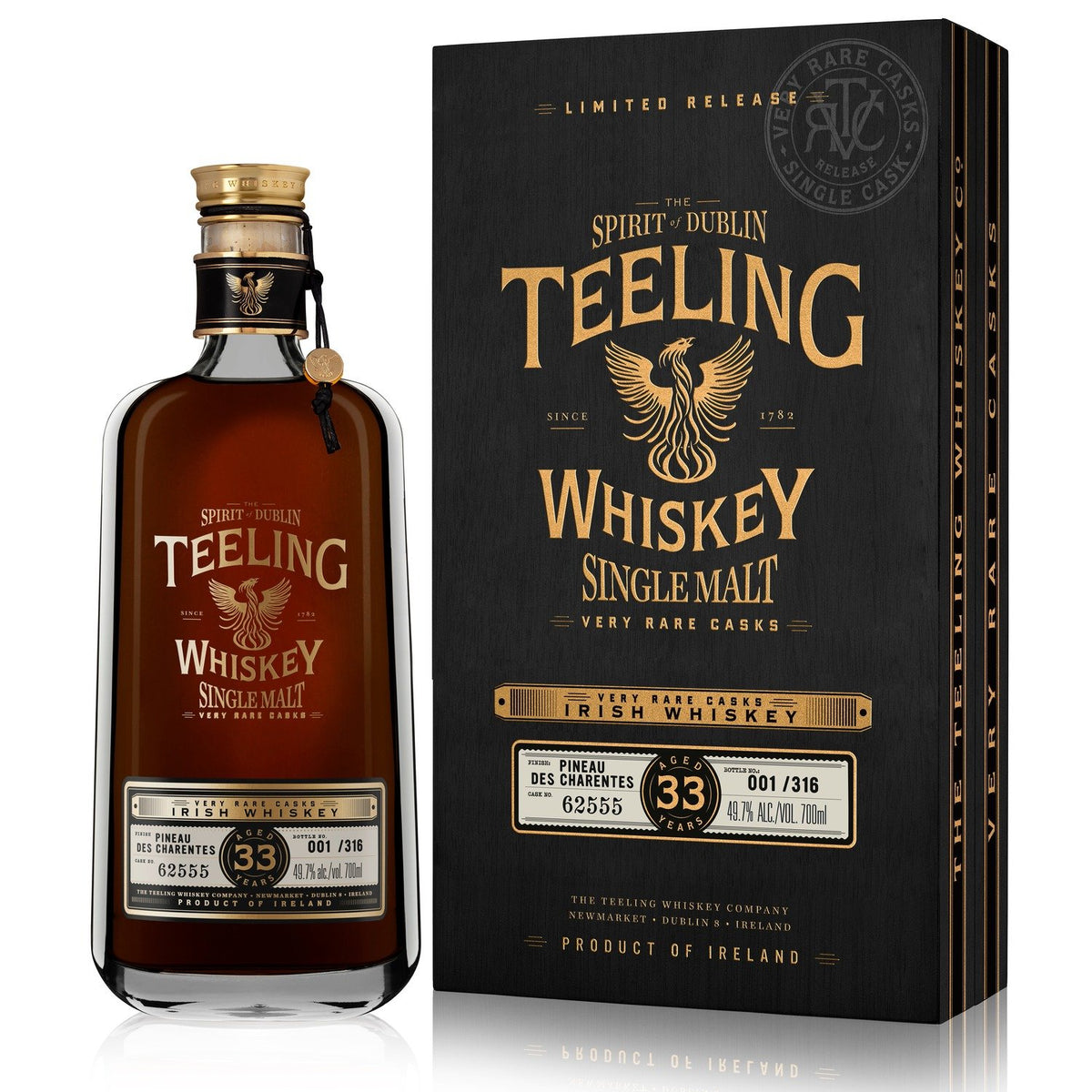 [BUY] Teeling 33 Year Old Finished in Pinot des Charentes Cask Very ...