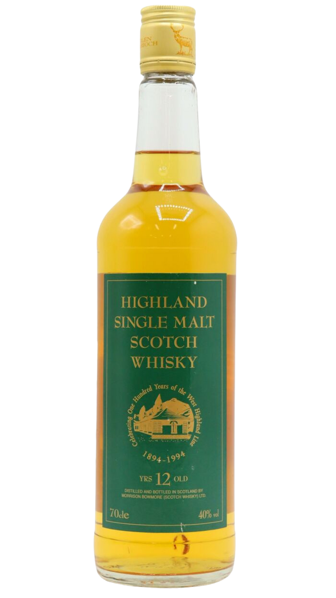 [BUY] Glen Garioch 100 Years of The West Highland Line 1894-1994 12 ...