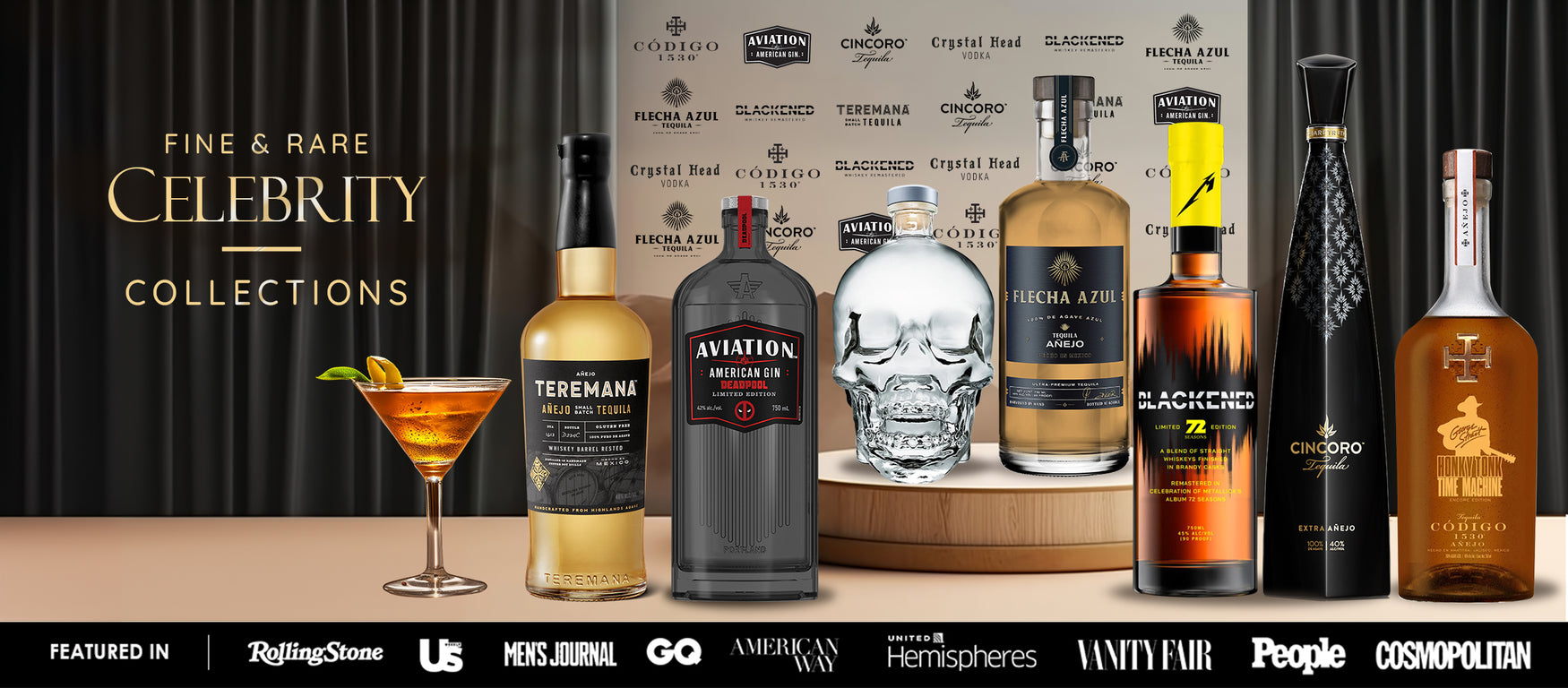 Buy Celebrity Liquor | Celebrity Liquor Brands Online – CaskCartel.com