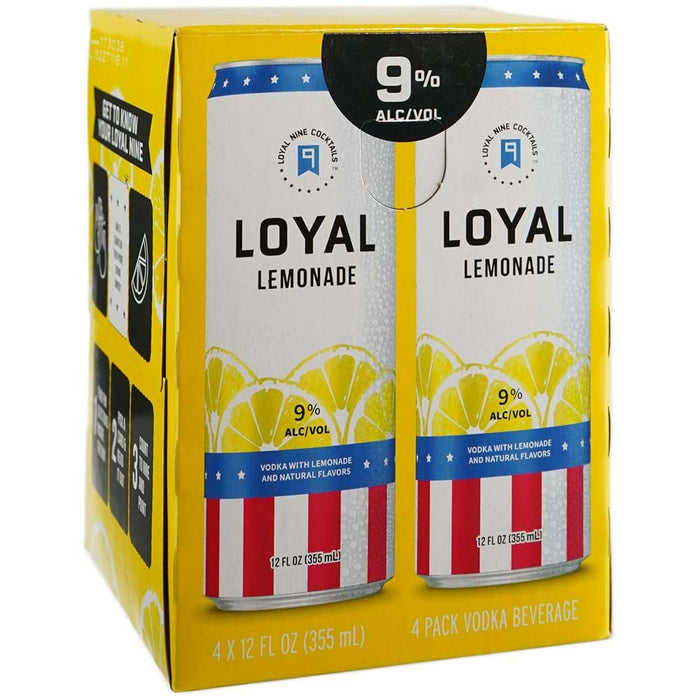 [BUY] Loyal 9 Lemonade Cocktails | 4*355ML at CaskCartel.com