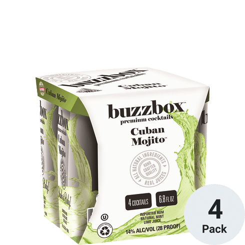 [BUY] BuzzBox Cuban Mojito Ready To Drink Cocktail at CaskCartel.com