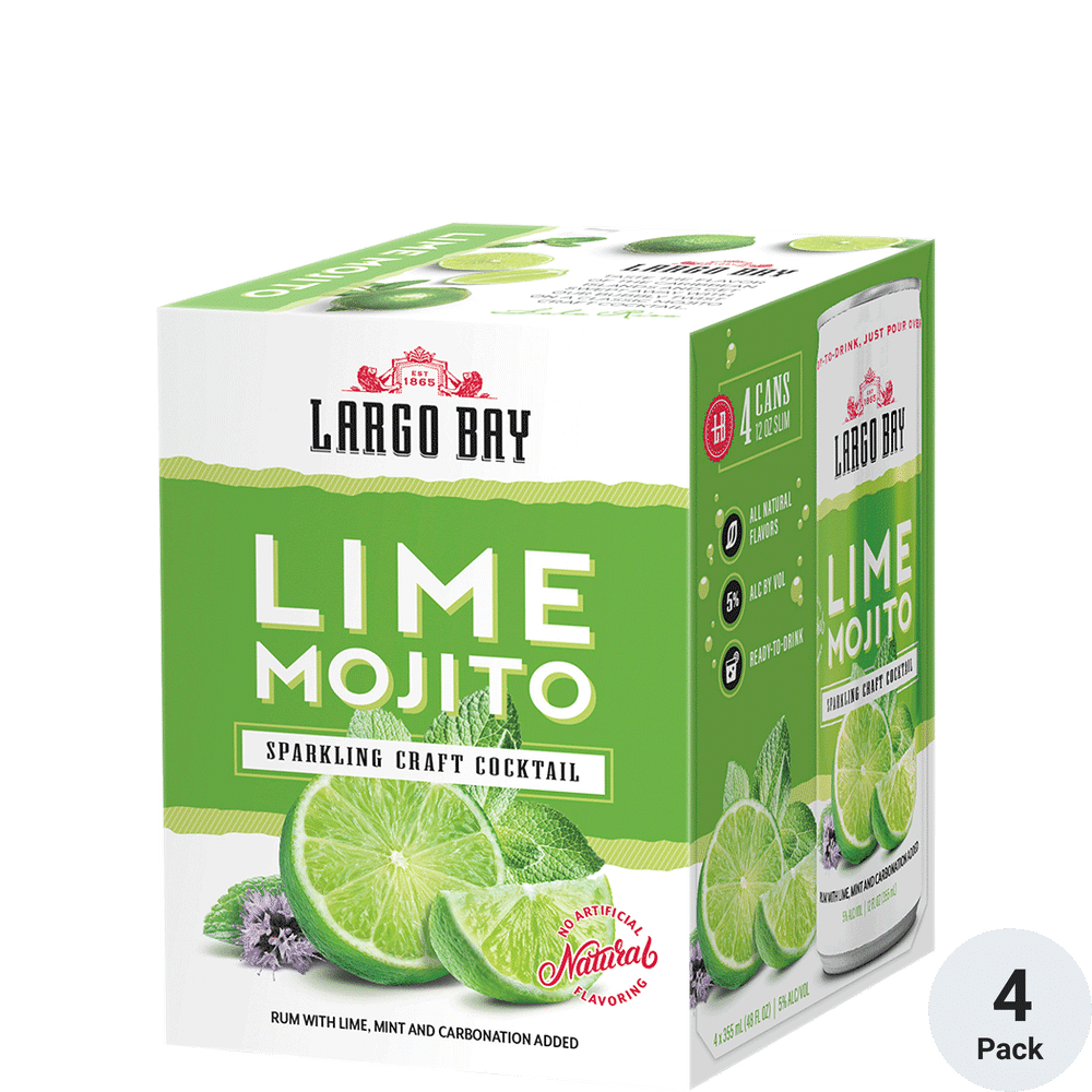 [BUY] Largo Bay Lime Mojito | 4pk-12oz Cans at CaskCartel.com