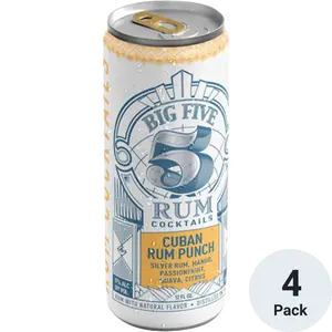[BUY] Big Five Cuban Rum Punch | (4)*355ML at CaskCartel.com