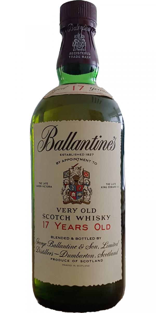 [BUY] Ballantine's 17 Year Old Label, 1974 Very Old Scotch at ...