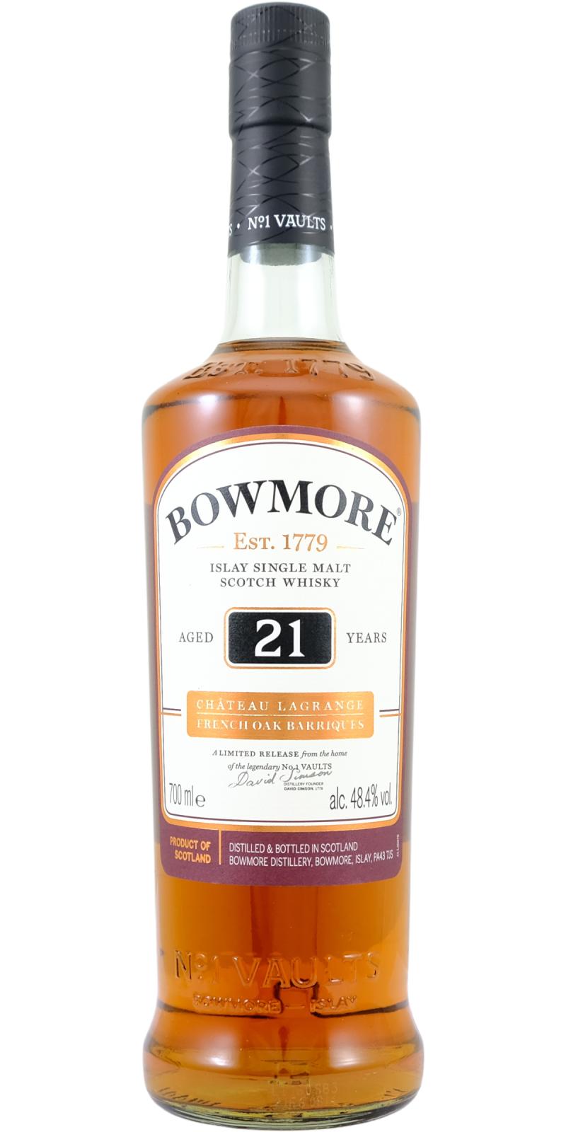 [BUY] Bowmore 21 Year Old Chateau Lagrange French Oak Barriques Scotch ...