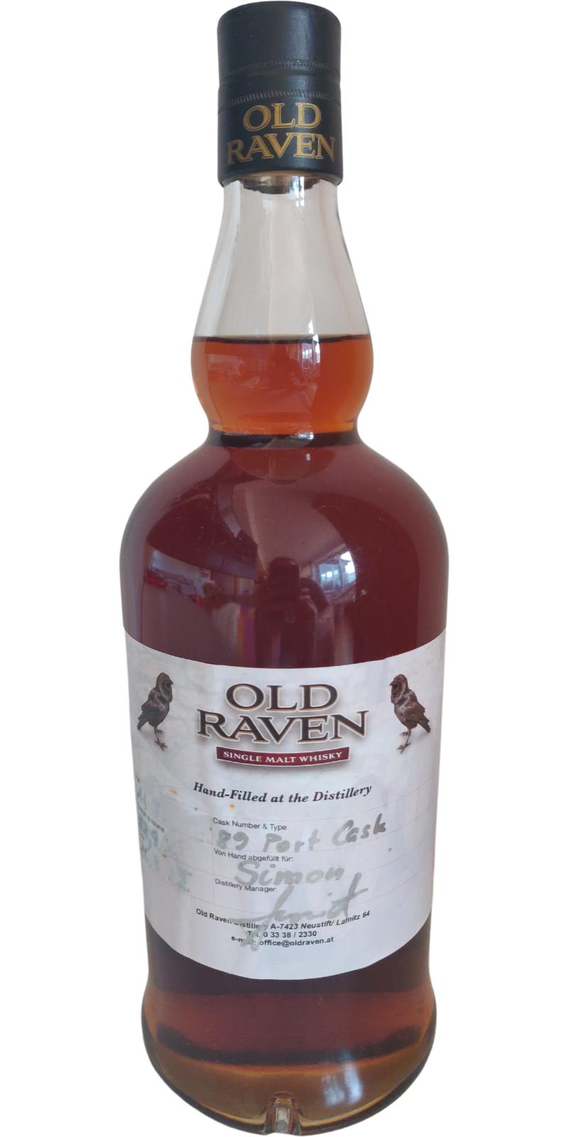 [BUY] Old Raven 11 Year Old Hand-Filled at the Distillery Scotch Whisky ...