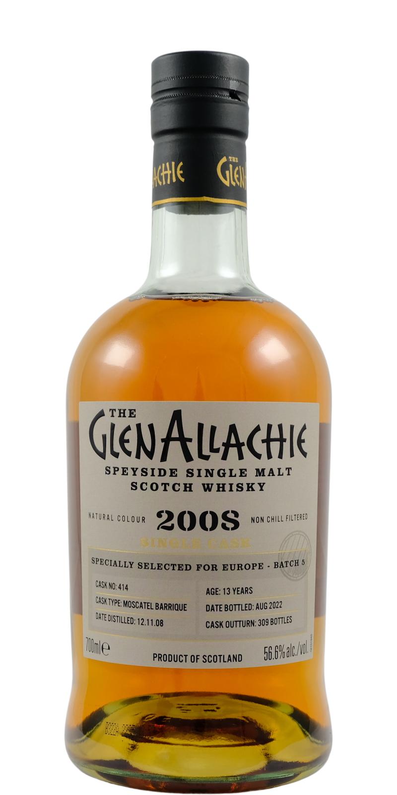 [BUY] Glenallachie 2008 Single Cask for Europe - Batch 5 (13 Year Old ...