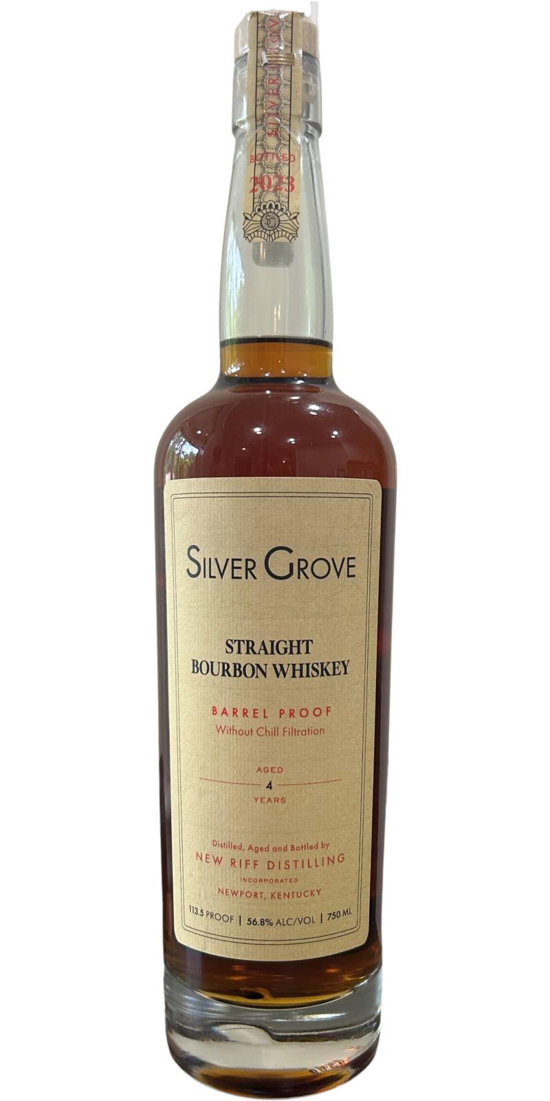[BUY] Silver Grove Barrel Proof 4 Year Old Straight Bourbon Whiskey at ...