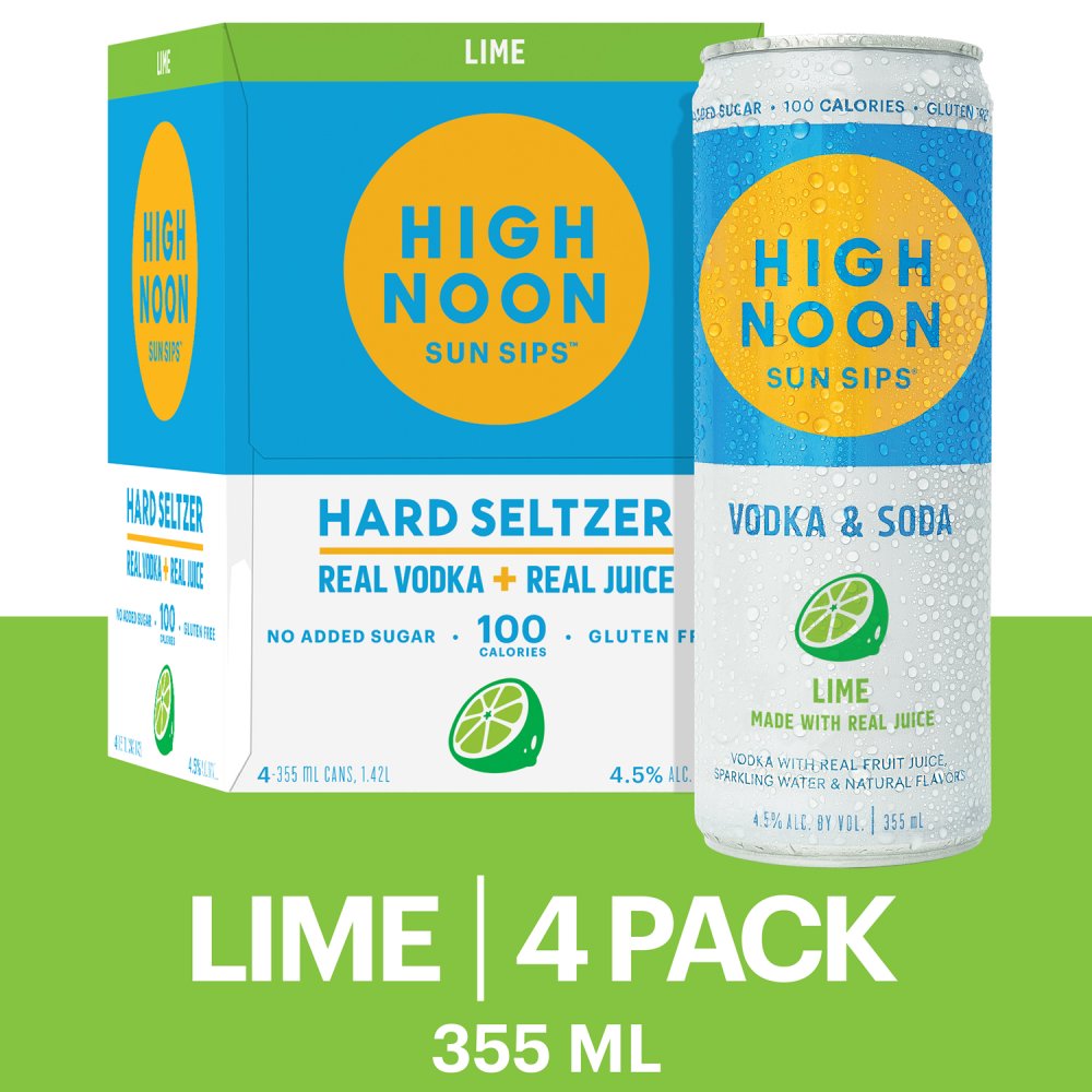 [BUY] High Noon Sun Sips Lime Hard Seltzer Cocktail | 4*355ML at ...