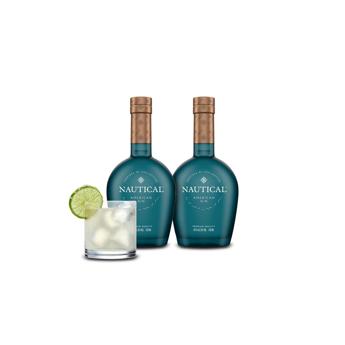[BUY] Nautical American Gin (2) Bottle Bundle at CaskCartel.com
