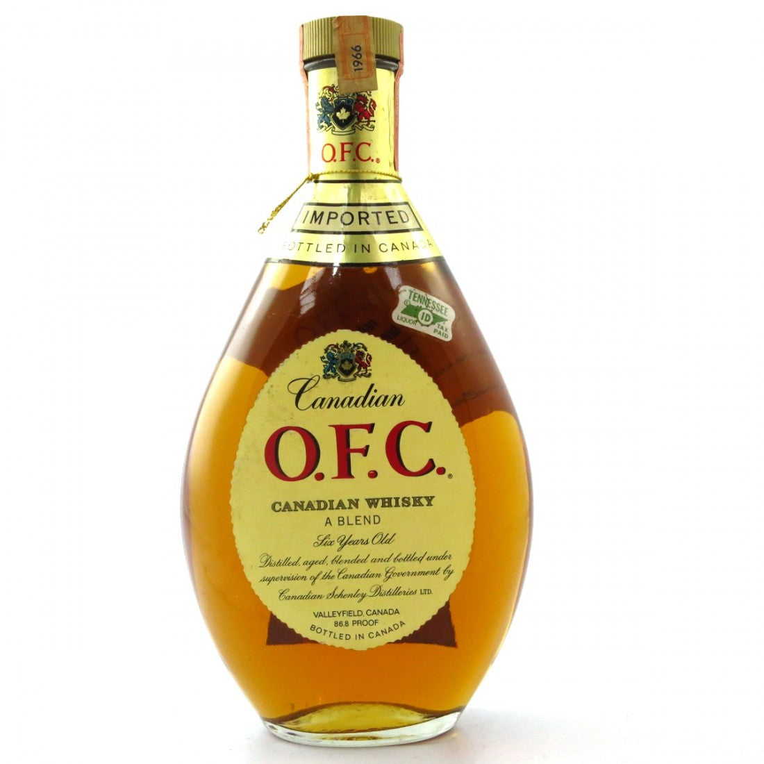 [BUY] O.F.C. (Original Fine Canadian) 1966 Vintage, 6 Year Old Whisky ...