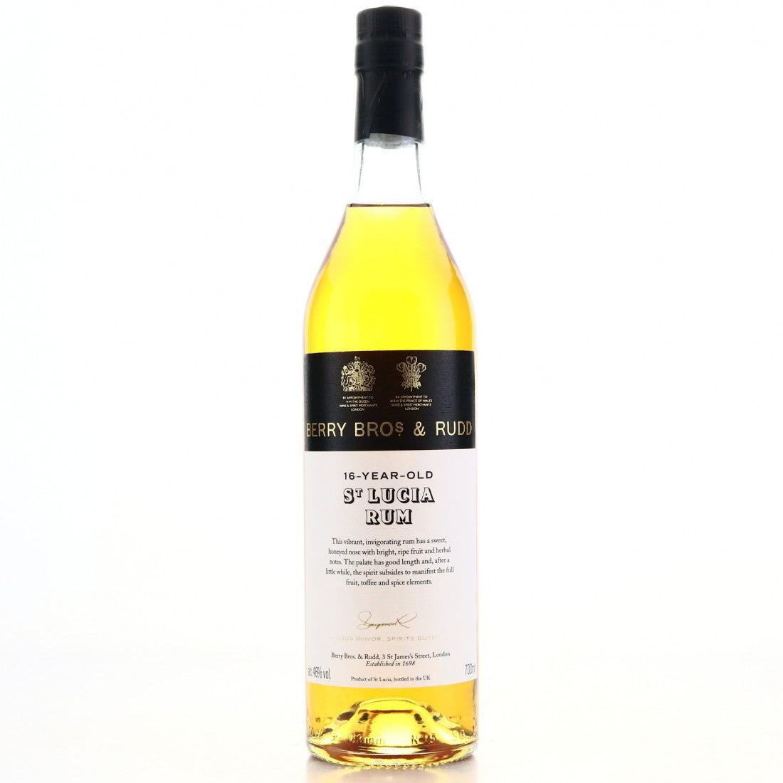 [BUY] St Lucia 16 Year Old Berry Bros & Rudd Rum | 700ML at CaskCartel.com