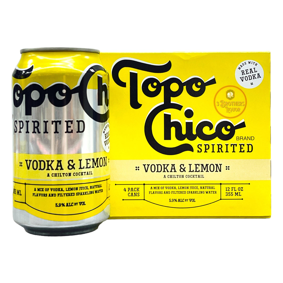 [BUY] Topo Chico Vodka & Lemon Chilton Cocktail | 4x355ML at CaskCartel.com