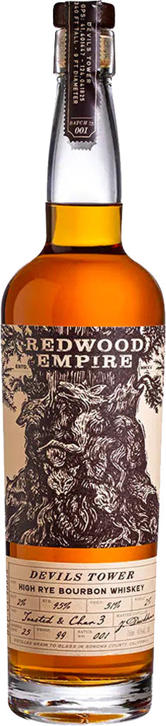 [BUY] Redwood Empire Devil's Tower Hye Rye Bourbon Whiskey at ...
