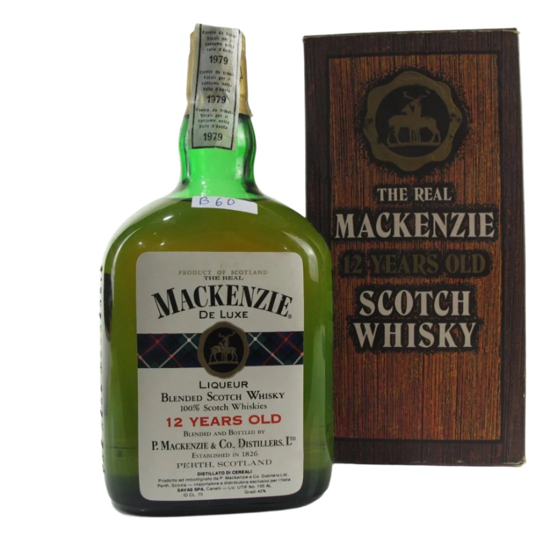 [BUY] (The Real) Mackenzie De Luxe 12 Year Old Blended Scotch Whisky at ...
