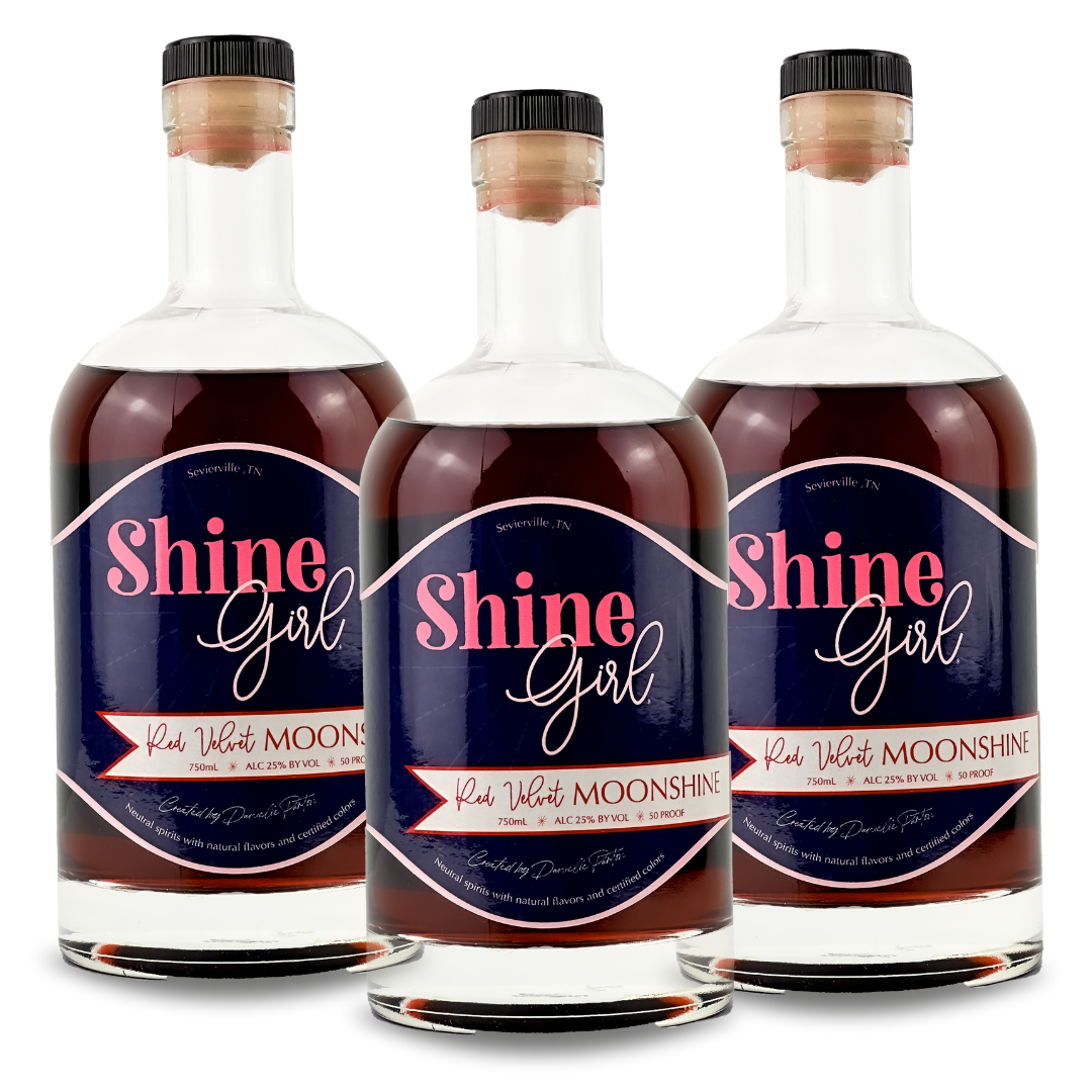 [BUY] Shine Girl Moonshine | Red Velvet Moonshine (3) Bottle Bundle at ...