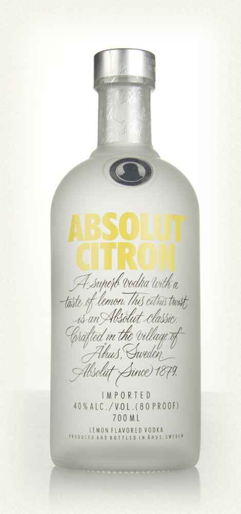 [BUY] Absolut Citron Vodka | 700ML at CaskCartel.com