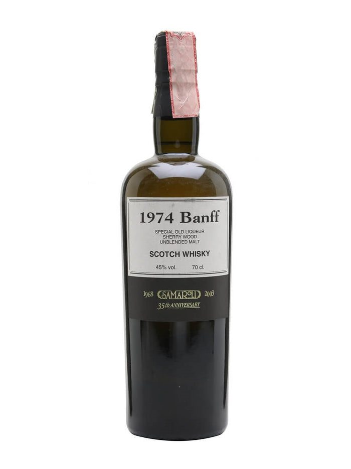 [BUY] Banff 1974 (Bottled 2003) Samaroli 35th Anniversary Scotch Whisky ...