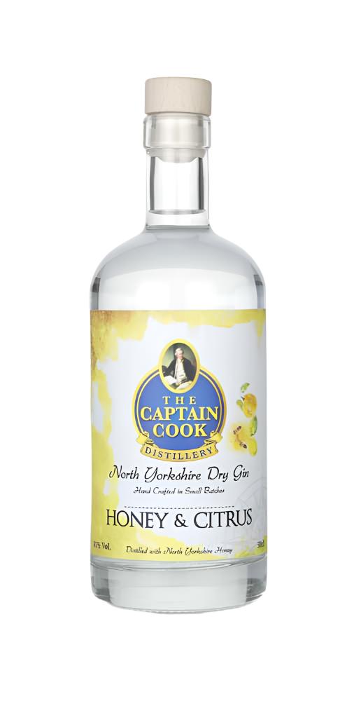 [BUY] Captain Cook Honey & Citrus Gin | 500ML at CaskCartel.com