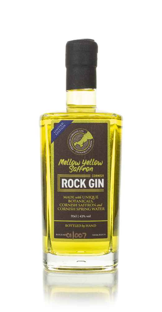 [BUY] Cornish Rock Mellow Yellow Saffron Gin | 700ML at CaskCartel.com