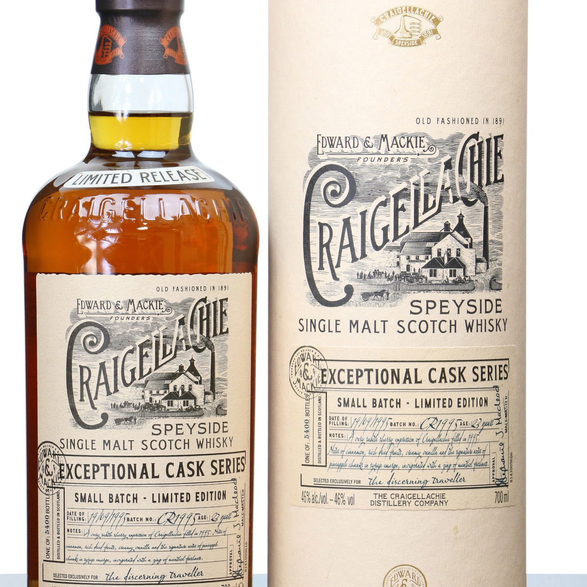 [BUY] Craigellachie 23 Year Old, Batch CR 1995, Exceptional Cask Series ...