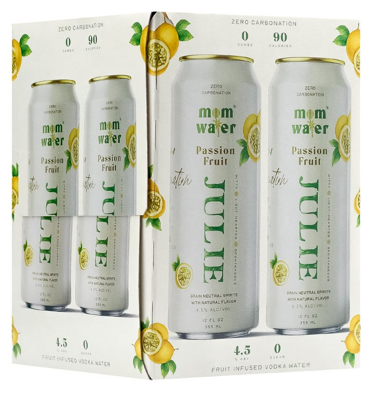 [BUY] Mom Water Julie Passion Fruit Cocktail | 4x355ML at CaskCartel.com