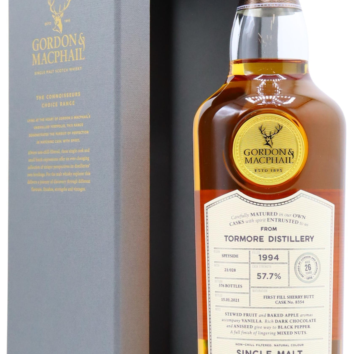[BUY] Tormore Connoisseurs Choice Single Sherry Cask #8354 1994 26 Year ...