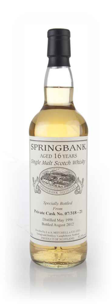 [BUY] Springbank 16 Year Old 1996 (cask 07/318-21) Scotch Whisky ...